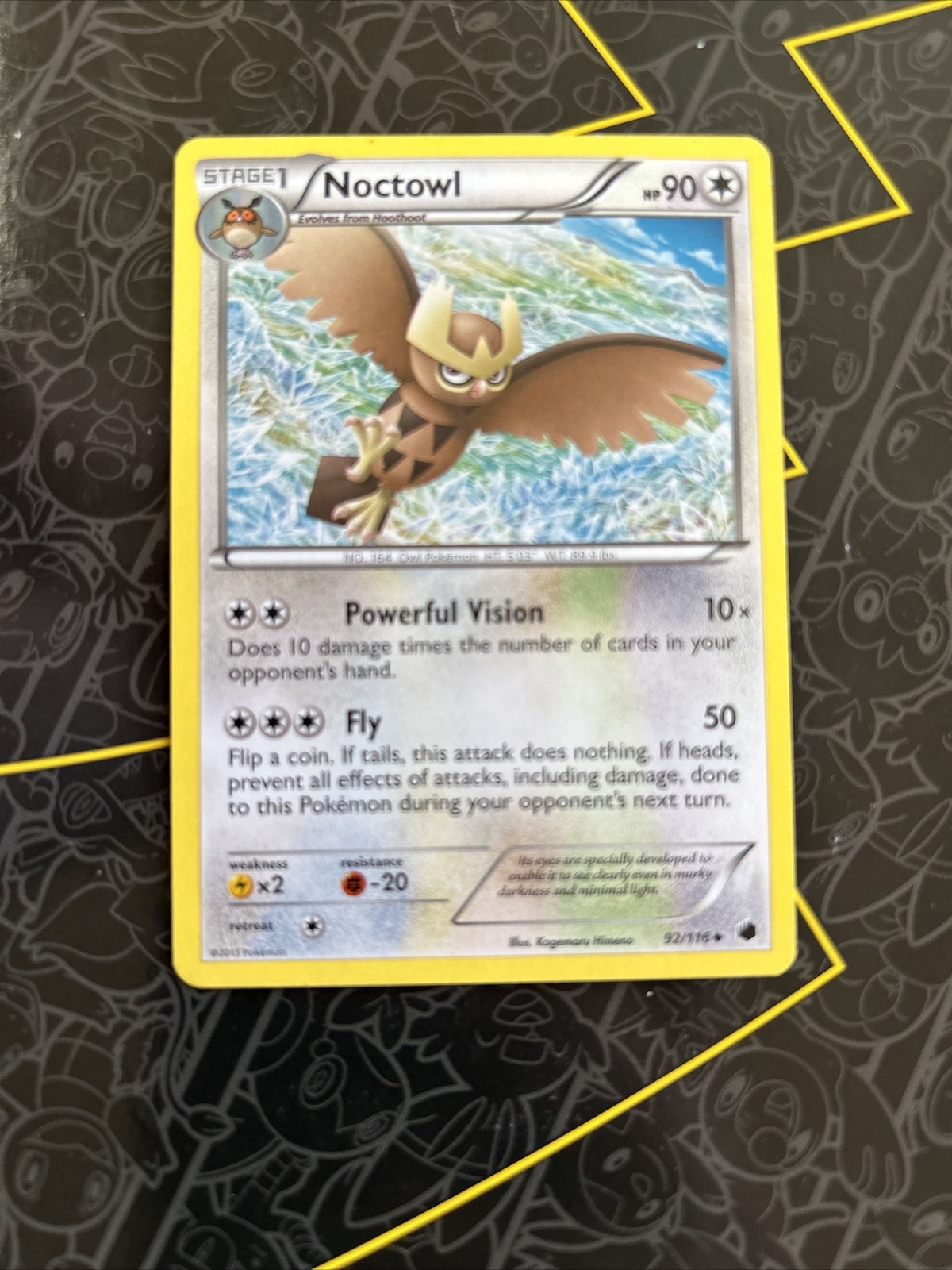 Pokémon TCG Noctowl Plasma Freeze 92/116 Regular Uncommon | eBay