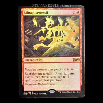 carte MTG 127 Minage agressif M15 - Magic 2015 FR | eBay