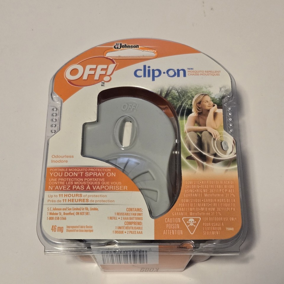 Off! Clip On Fan Circulated Mosquito Repellent Starter Kit - Includes ...
