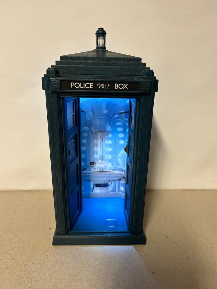 Doctor Who Tardis 13th 14th 15th FULL LIGHTS & CONSOLE Custom Unique ...