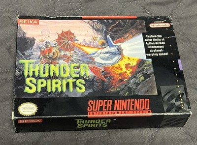 Thunder Spirits * Snes Box Only * Super Nintendo Original box | eBay