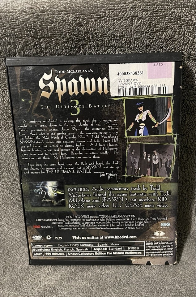 Spawn 3: The Ultimate Battle [DVD] | eBay