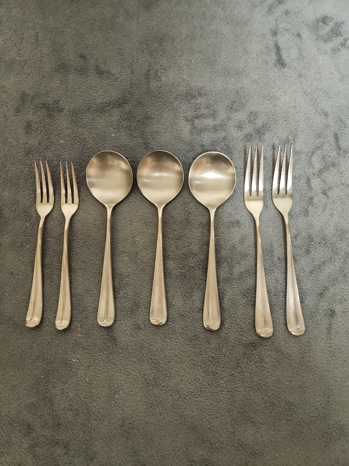 Lot of 7 Supreme Cutlery Liberty Bell Stainless Forks, Spoons Japan | eBay