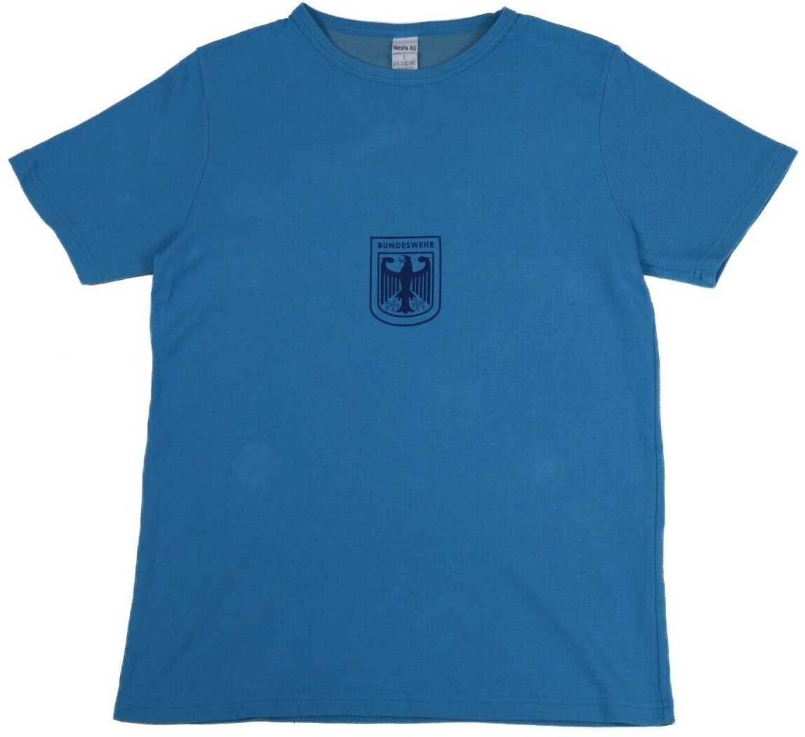 German Bundeswehr Blue PT Shirt Army Physical Fitness… - Gem
