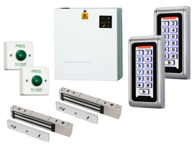 Interlock Airlock Keypad Access Control Door Entry Kit + Power Supply ...