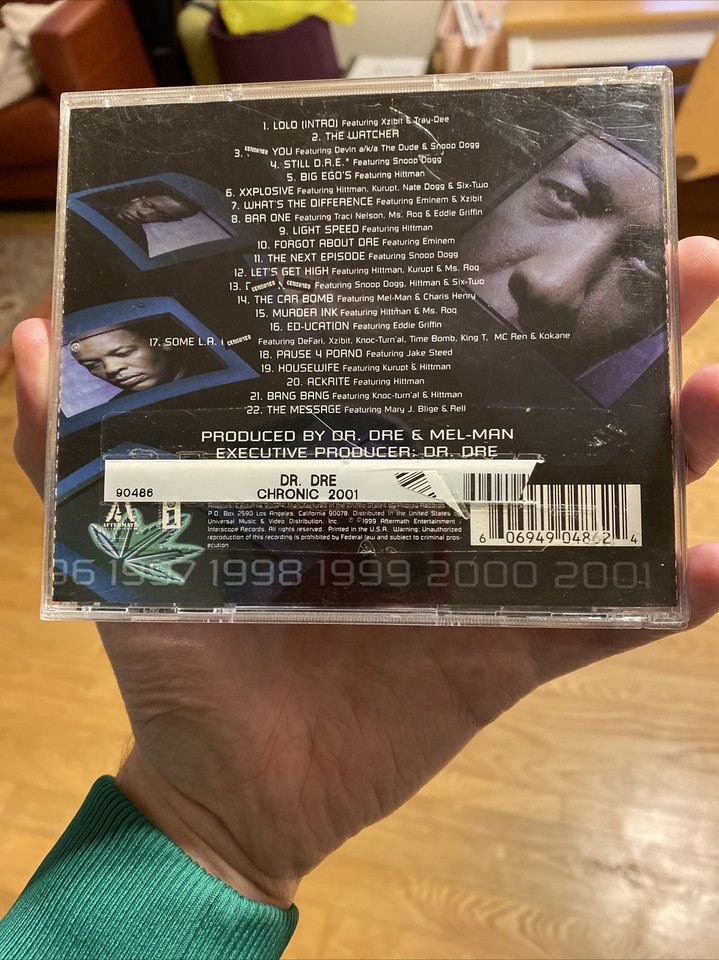 Dr Dre 2001 by Dr. Dre (CD, 1999) | JUST THE CASE! No CD 606949048624| eBay