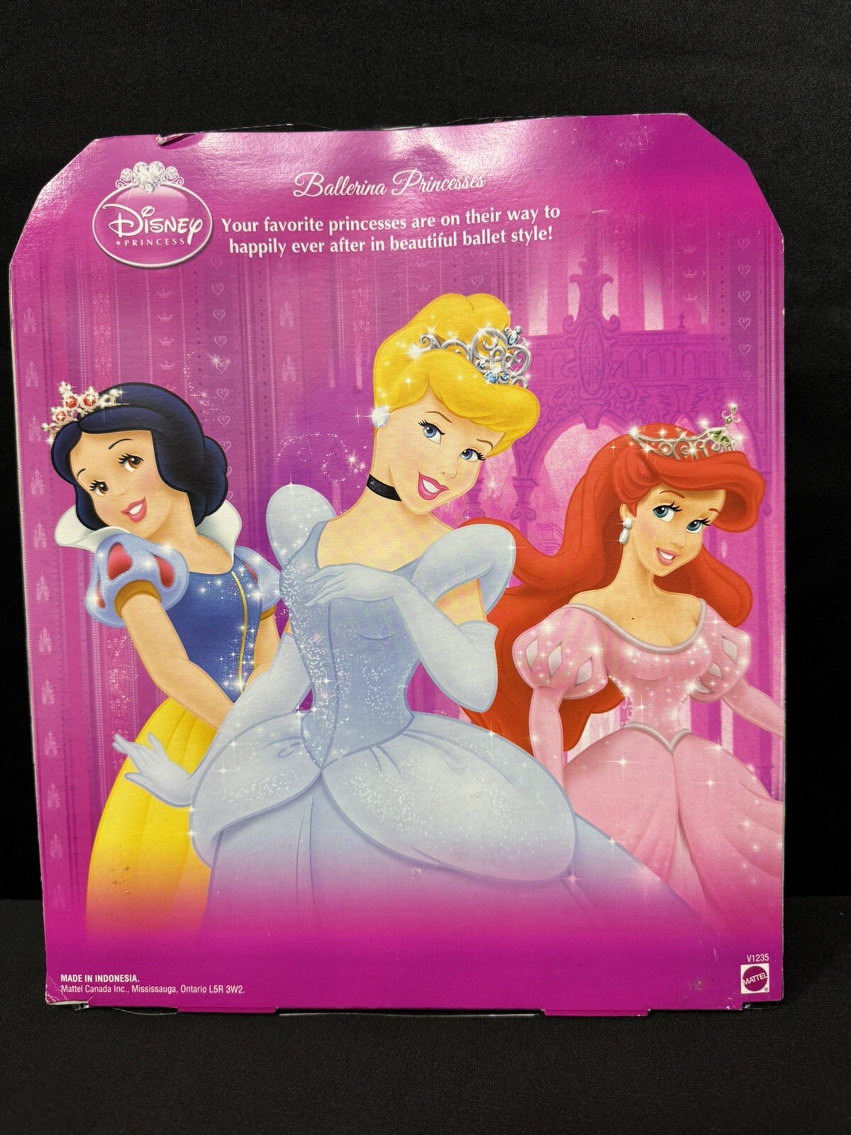 NIB Disney Princess Mattel 2009 Ariel Cinderella Snow White Ballerina ...