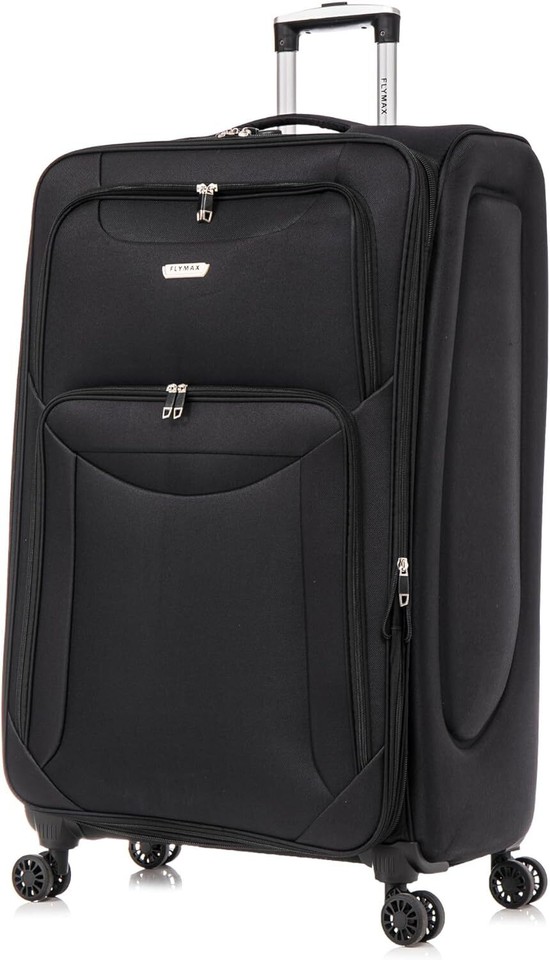 Large Suitcase Medium 4 Wheel Expandable Lightweight Luggage Travel ...