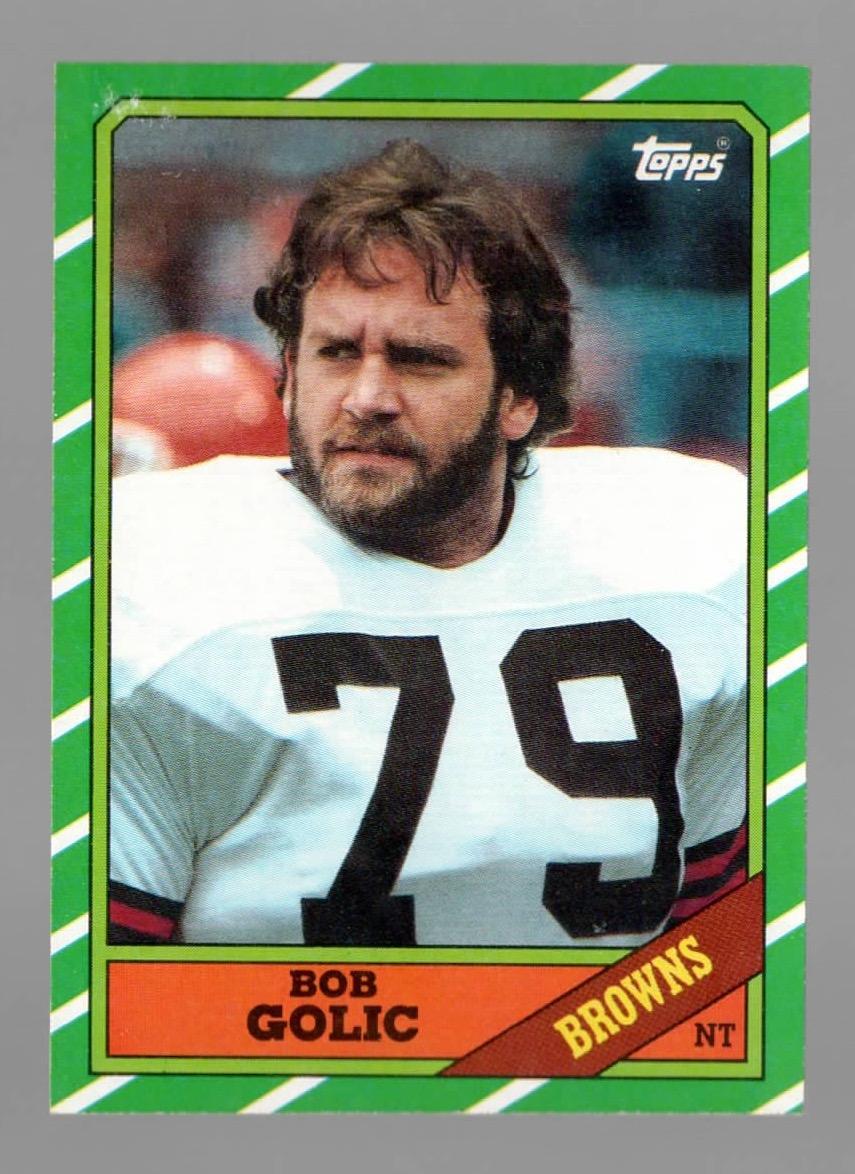 1986 Topps Bob Golic Cleveland Browns #194 Near Mint or Better | eBay