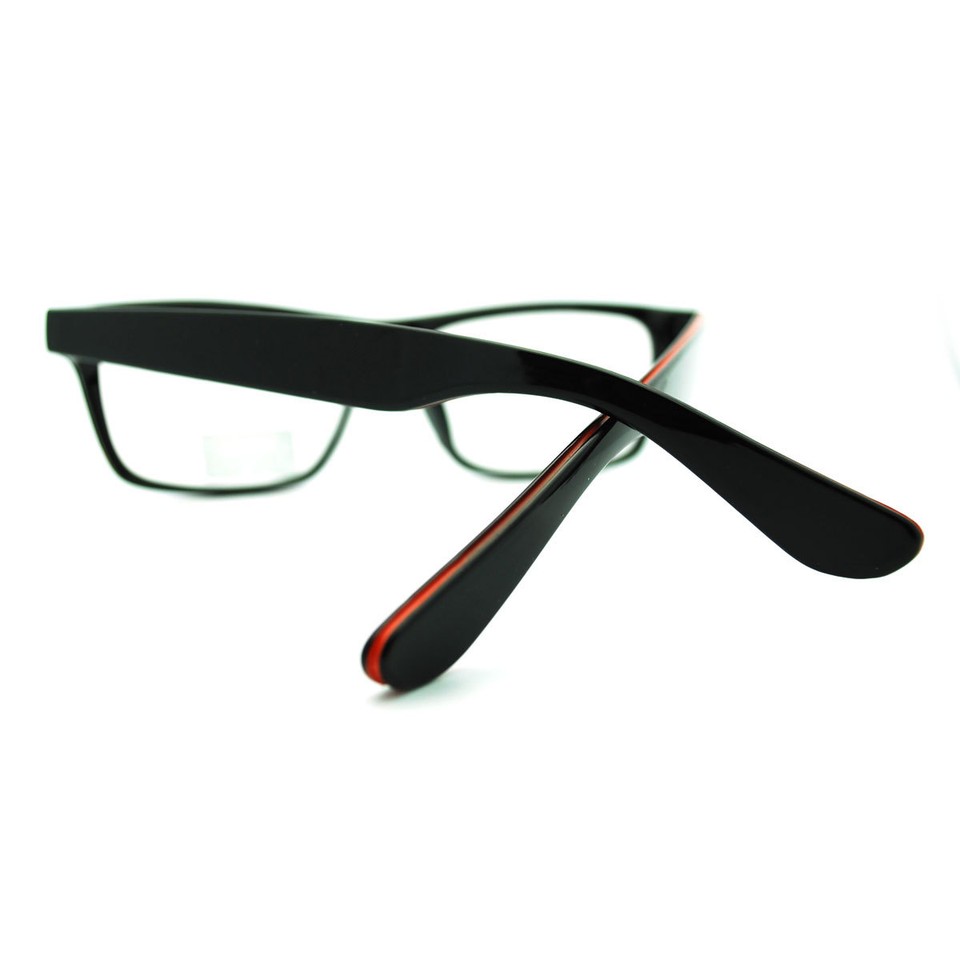 Clear Lens Glasses Rectangular Nerdy Smart Look Optical Frame | eBay