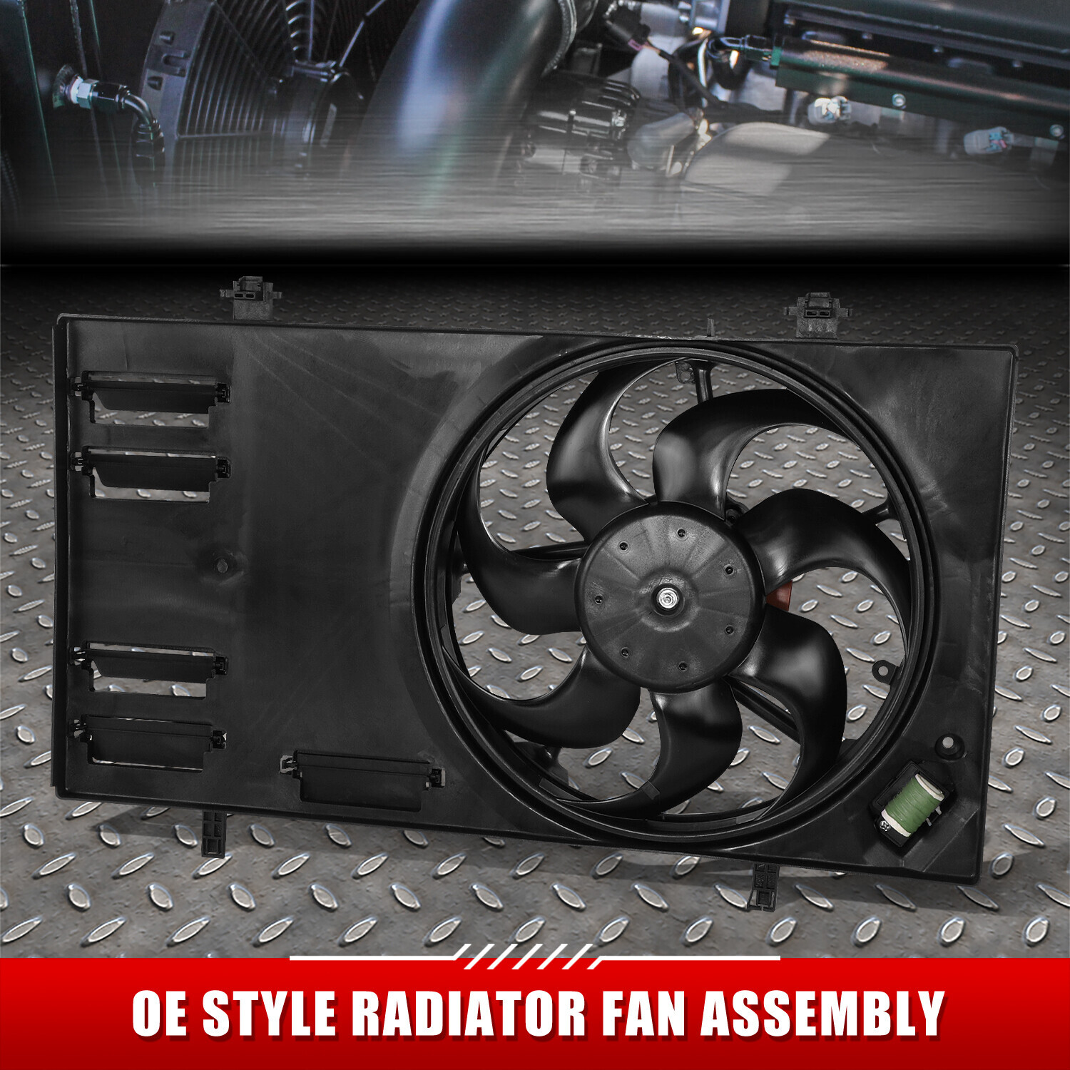 For 18-22 Ford Ecosport 2.0L Engine 4Cyl OE Style Radiator Cooling Fan ...