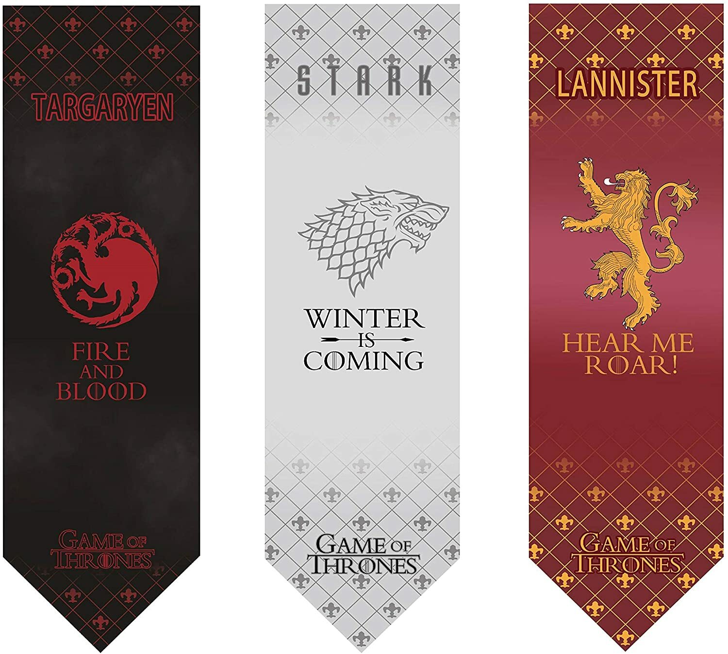 Game Of Thrones Baratheon House Stark Targaryen Lannister Banner Flag ...