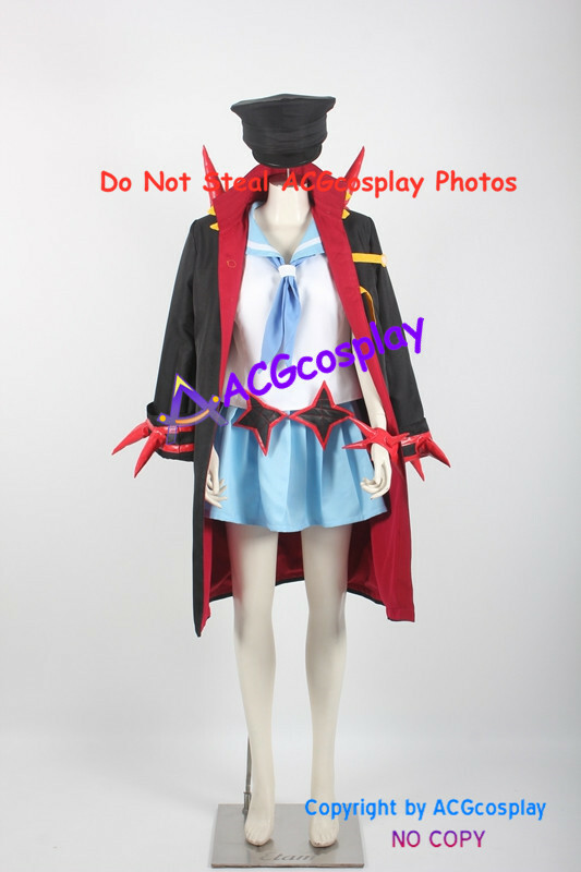 Mako Costume Cosplay KILL La KILL Mankanshoku Mako Tops Dress Sailor