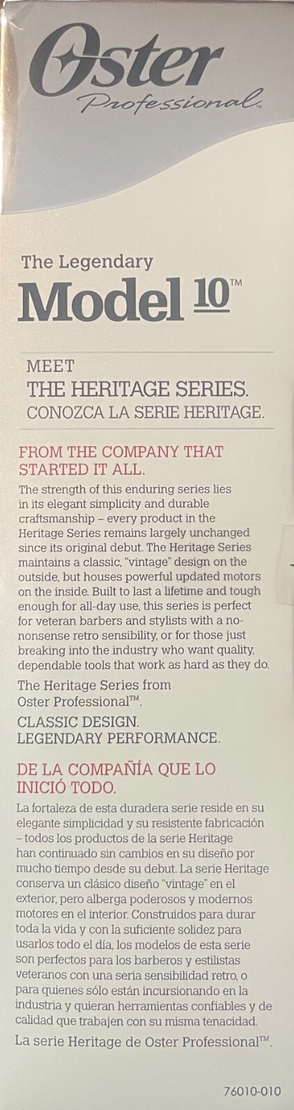 Oster Model 10 Heavy Duty Barber Clipper 1- #000 Blade Made In USA ...