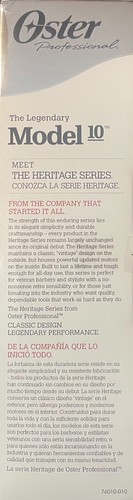 Oster Model 10 Heavy Duty Barber Clipper 1- #000 Blade Made In USA ...