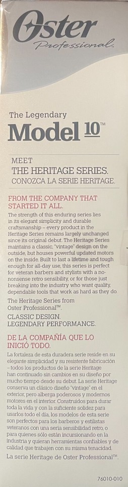 Oster Model 10 Heavy Duty Barber Clipper 1- #000 Blade Made In USA ...