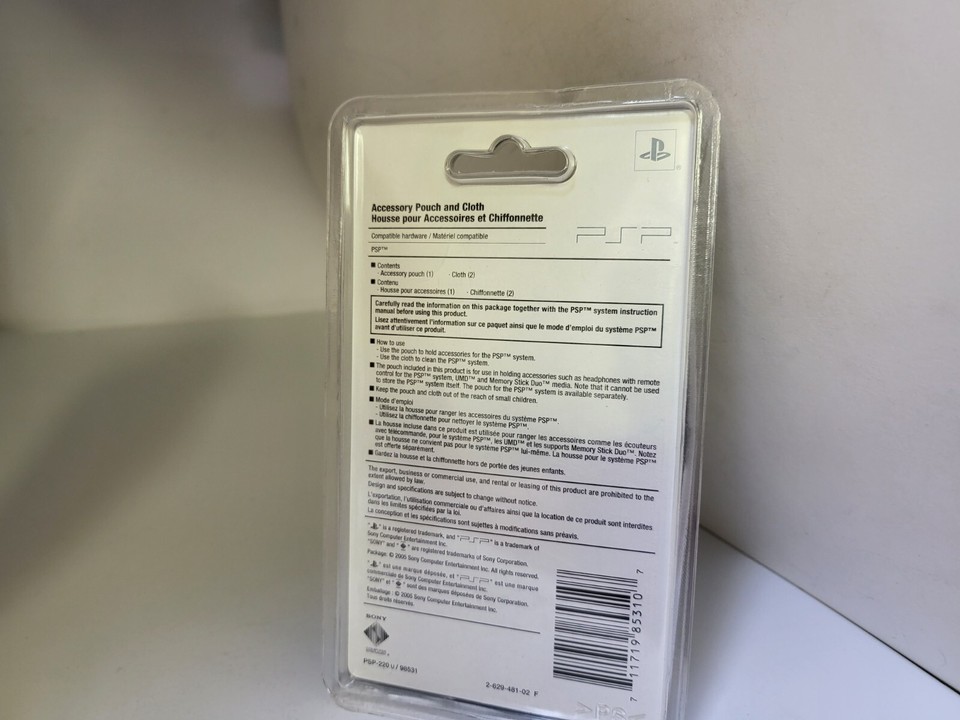 NEW Factory Sealed OEM Sony Official PSP Accessory Carrying Case And ...