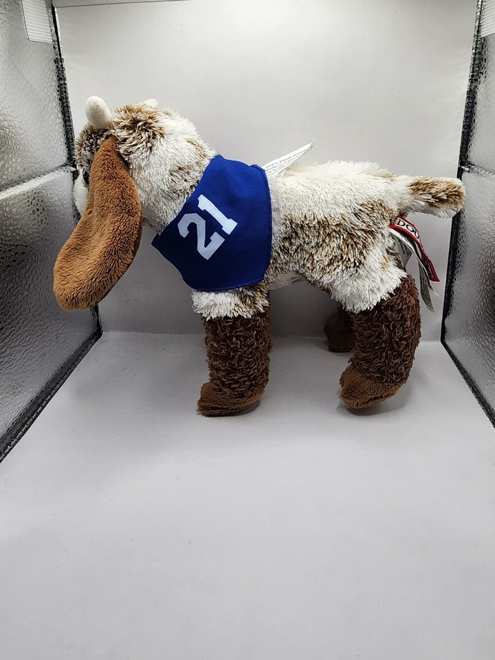Douglas Cuddle Toys Plush Goat Bodhi Brown White Floppy Ears 8" Stuffed Animal | eBay