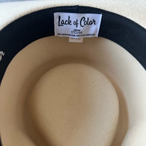 Lack of Color Ivory Rancher Hat Wool Wide Brim | eBay