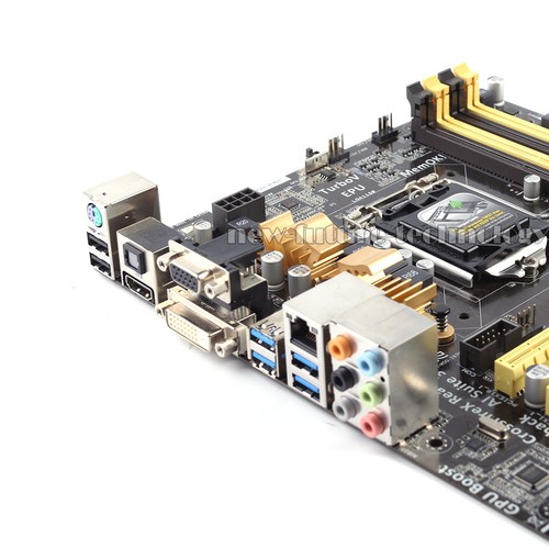 CompatibleASUS IntelZ87 Motherboard Z87M-PLUS LGA1150 DDR3 mATX DVI ...