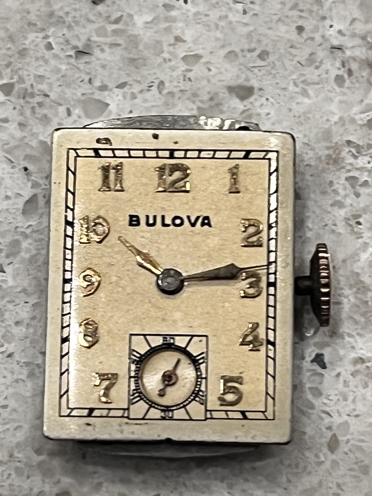 1942 Bulova 7AP 21j Wristwatch Movement Parts Repair Restoration | eBay
