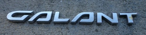 Mitsubishi Galant emblem letters badge decal logo OEM Factory Stock ...