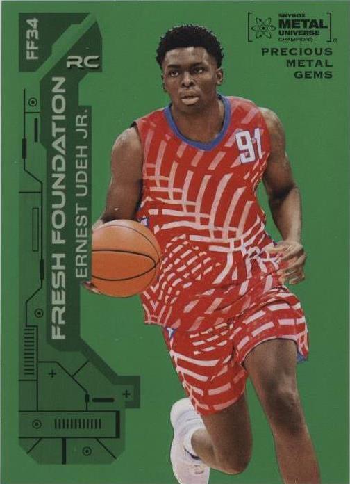 2023 Skybox Metal Universe Champions - Fresh Foundation Ernest Udeh # ...