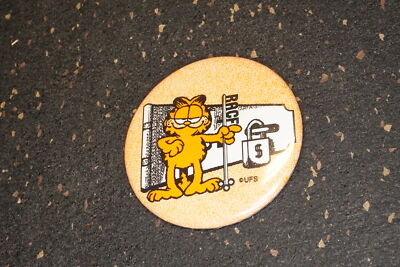 Vintage Advertising Button Garfield RACF | eBay