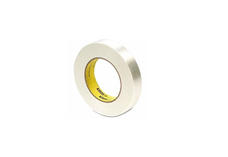 3M Scotch (893) 9MM W x 60 YD Long Clear Filament Strapping Tape - QTY ...