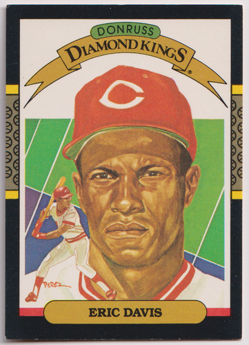 1987 Donruss #22 Eric Davis DK Cincinnati Reds | eBay