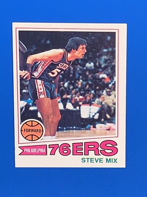 1977-78 Topps Steve Mix Basketball Card #116 Philadelphia 76ers Set ...