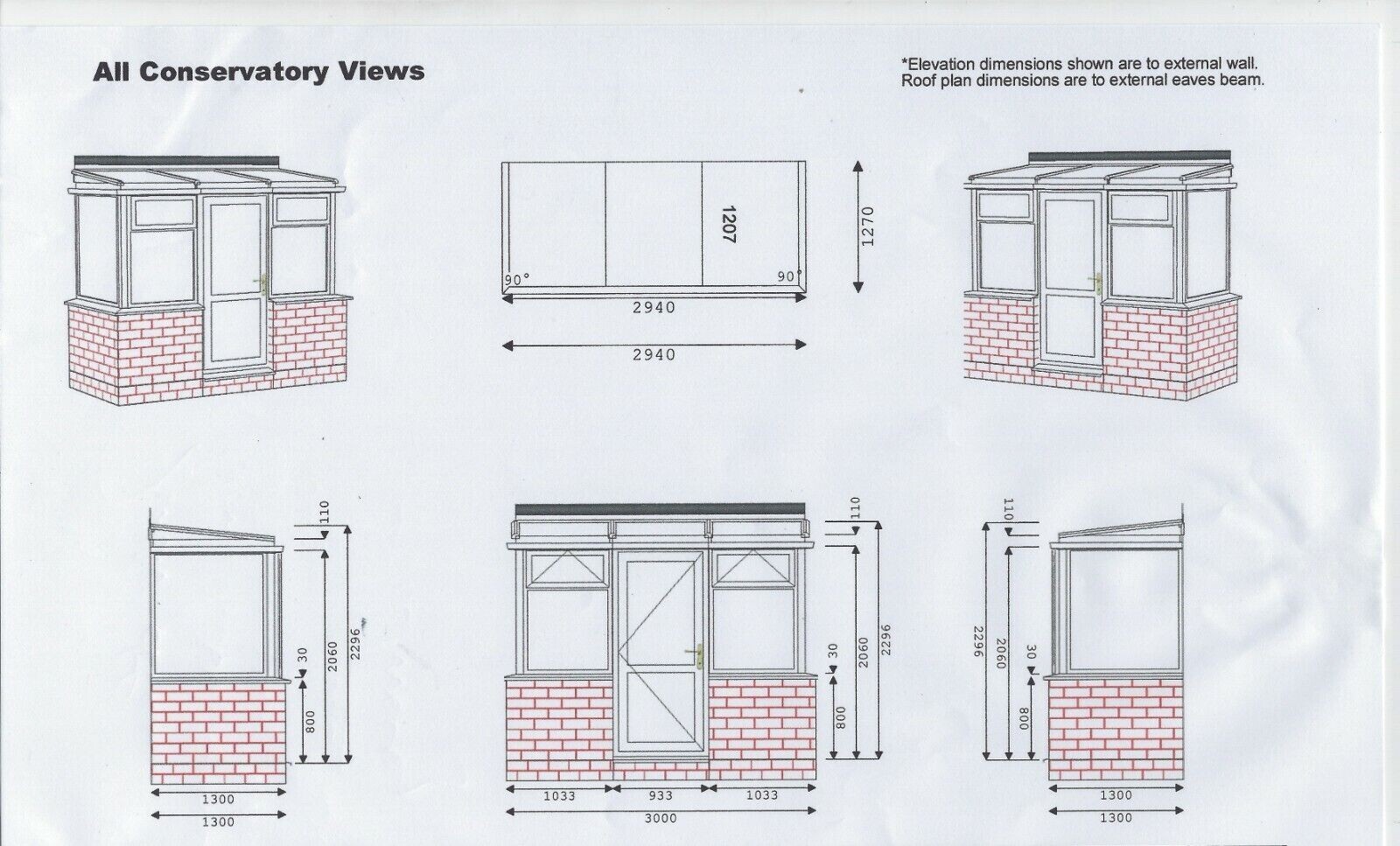 INSANE PORCH SALE! White double glazed upvc front porch on dwarf wall ...