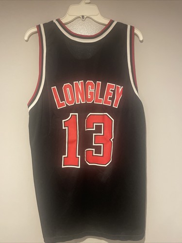 Vintage Rare Luc Longley #13 Chicago Bulls 90s NBA Champion Jersey Size ...