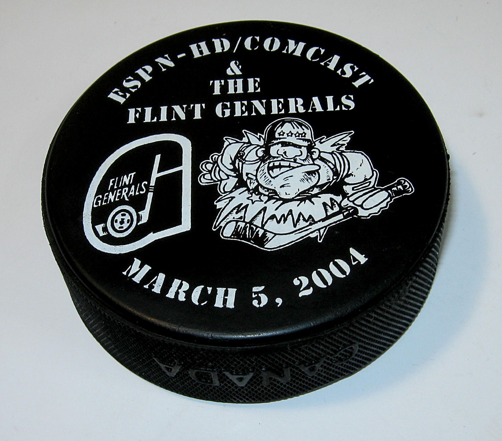 Vintage 2004 Flint Generals IHL Hockey Puck | eBay