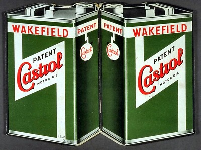 VINTAGE 1938 Castrol oil poster ,re- print 13"x19" Free domestic ...