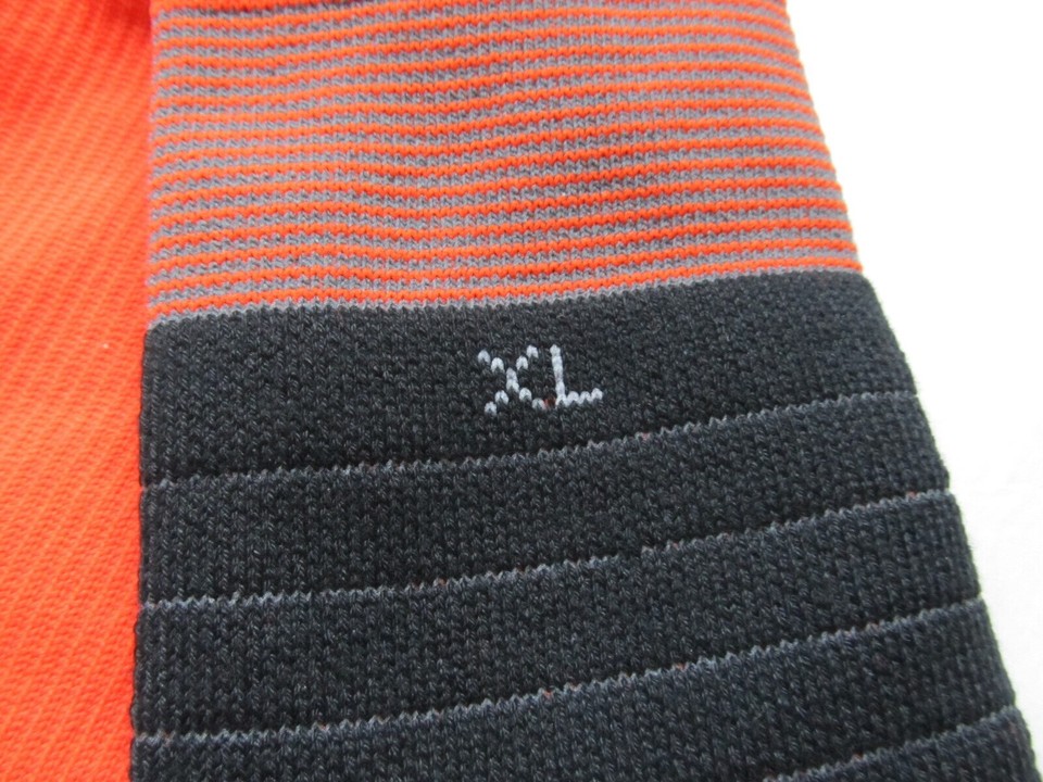 NIKE OSU Beavers Elite Vapor Crew Football Socks L XL DRI-FIT Oregon ...