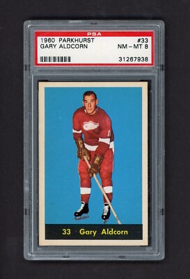 1960-61 PARKHURST #33 GARY ALDCORN PSA 8 NRMT-MT | eBay