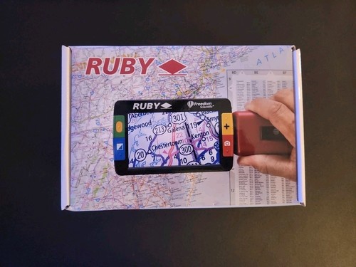 Ruby HD Video Magnifier Freedom Scientific Reading Device Magnify Read ...