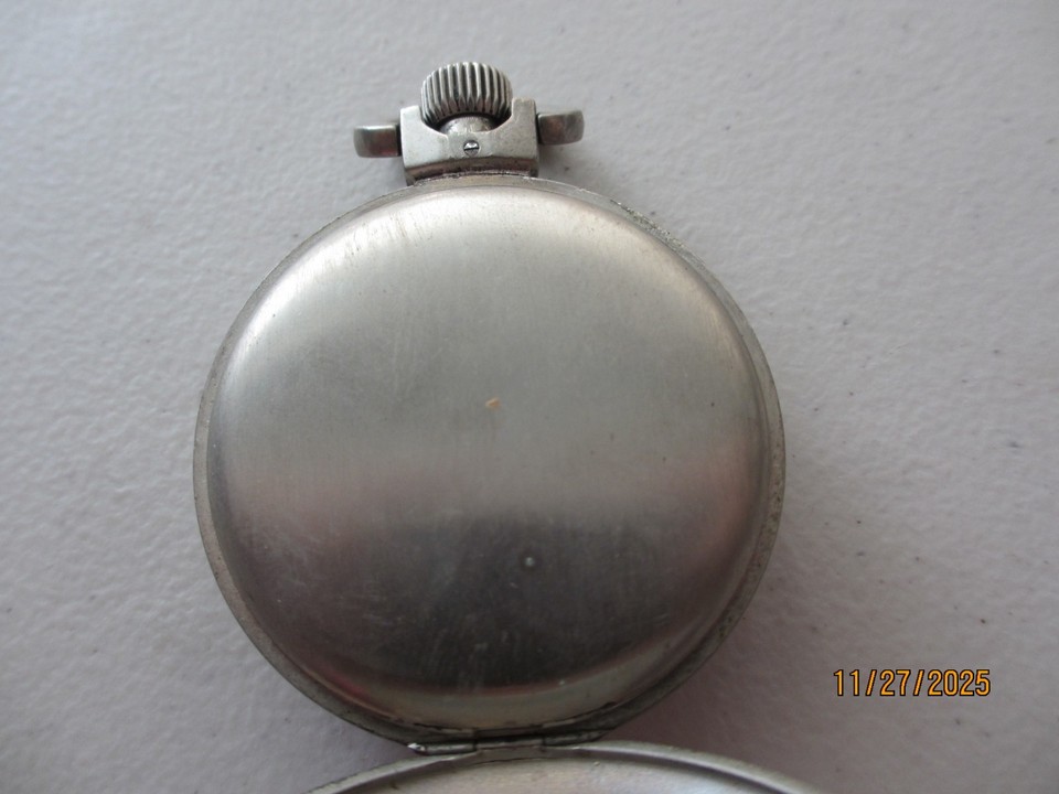 WWII 1943 ELGIN BOMB TIMER MODEL 21 GRADE 469 16S 7J POCKET STOPWATCH ...