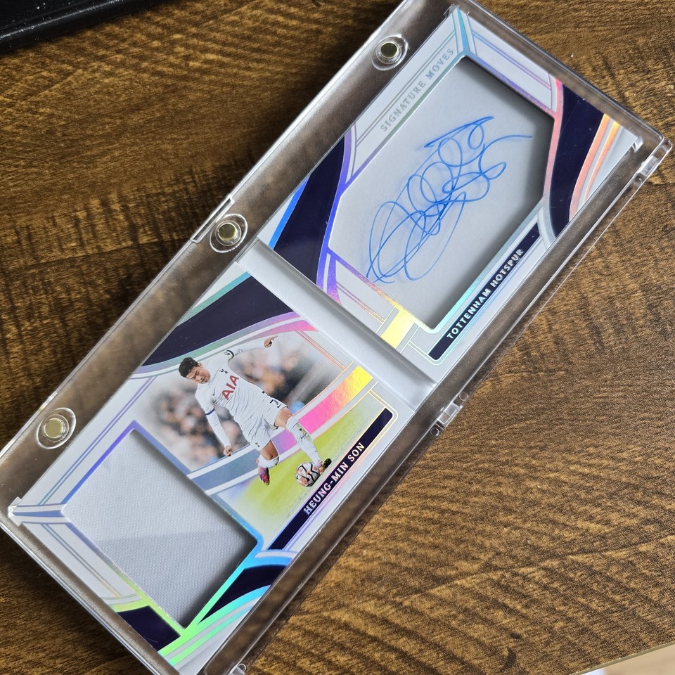 Heung-Min Son Spurs Signature Moves Auto Booklet bundle Panini Korea ...
