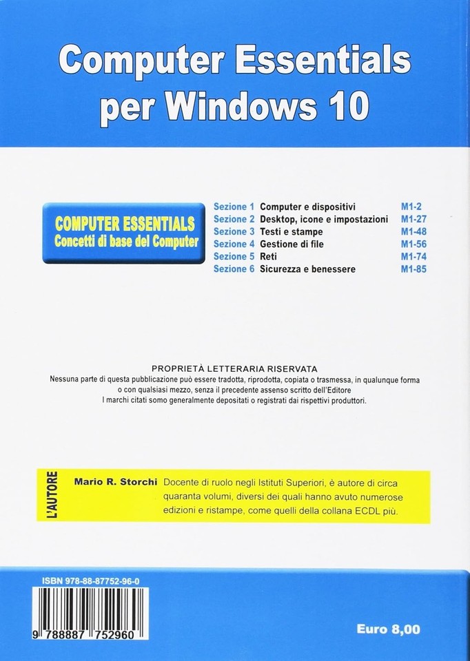Mario R. Storch ECDL più. Modulo computer essentials per Windows 10 ...