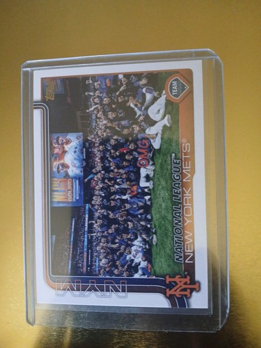 2025 Topps Series 2 Golden Image Variation. New York METS TEAM CARD | eBay