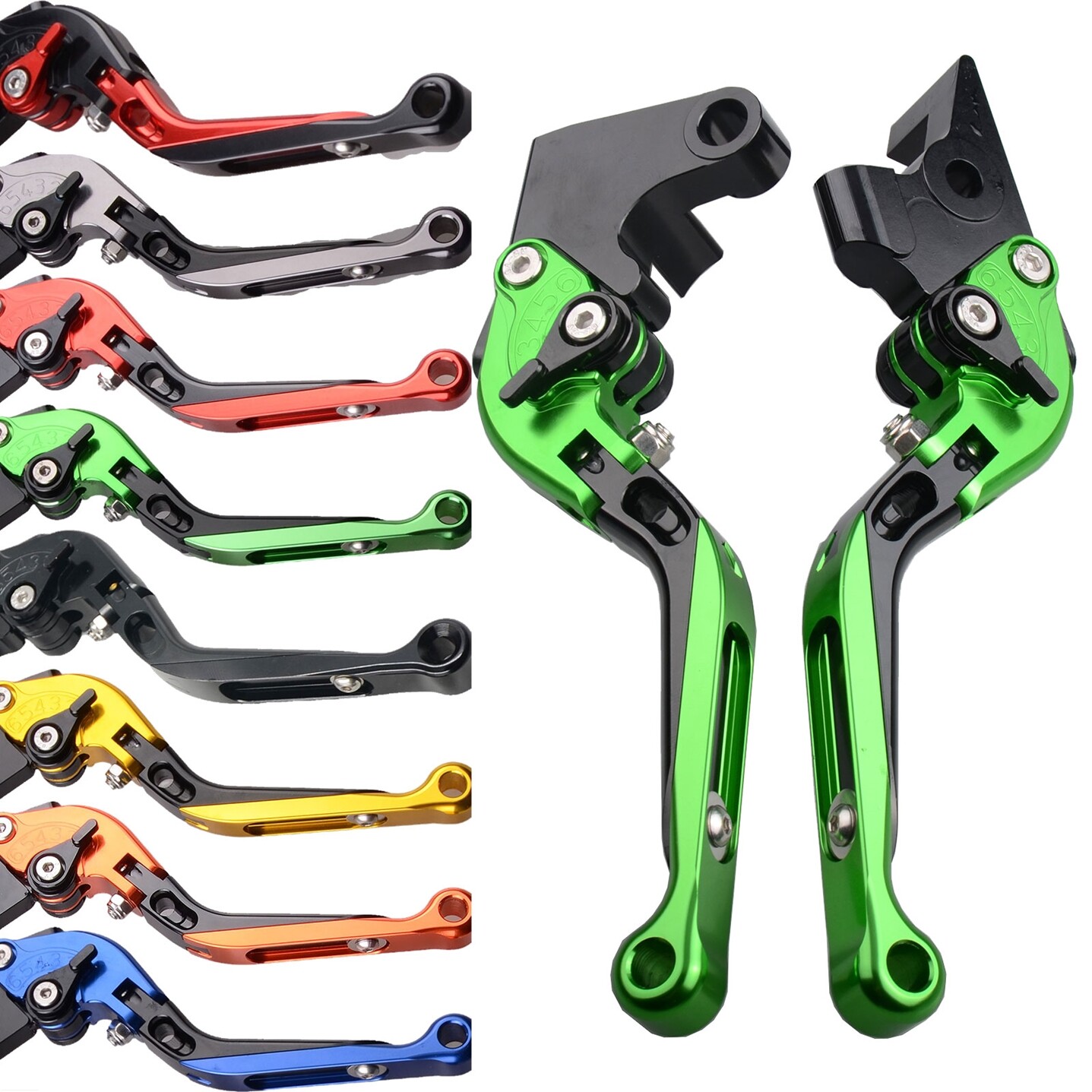 Fold brake clutch levers for Kawasaki ZX6R/636 19-24 Z1000/R/SX 17-19 ...