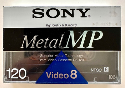Sony 8mm Video Camcorder Cassette Tape 120 Minute MP Standard P6120MP ...