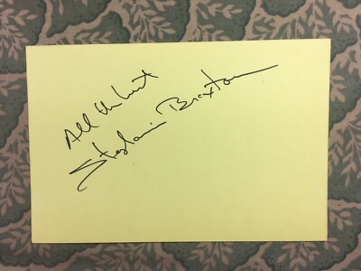 Stephanie Braxton - All My Children - The Edge of Night - Autographed ...