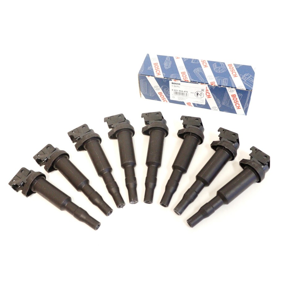 8x Genuine Bosch BMW Ignition Coil Updated With Connector Boot ...
