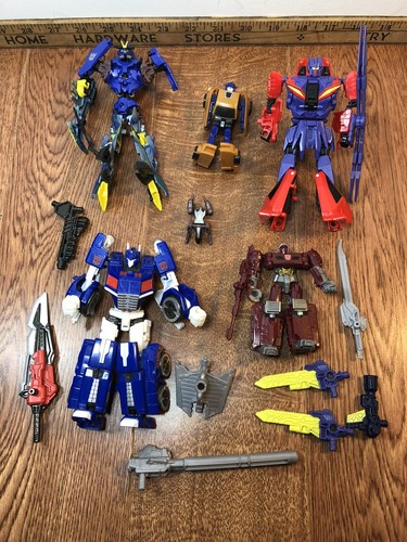 Transformers Lot Ultra Maguns Soundwave Gold Bumblebee Fall of ...