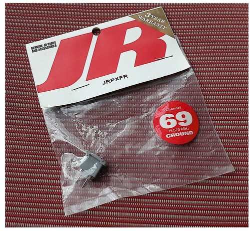 Vintage RC JR PROPO Radio FM Crystal JRPXFR69 Channel 69 75.570mhz ...