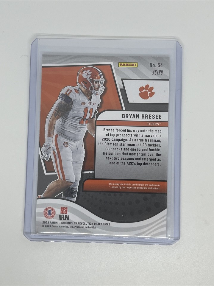 2023 Chronicles Revolution Draft Picks ASTRO Bryan Bresee Rookie Card ...