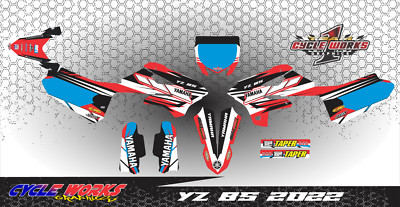 MX Graphic Kit Yamaha YZ 85 2022-2023 SEMI CUSTOM GRAPHICS KIT Y1 | eBay